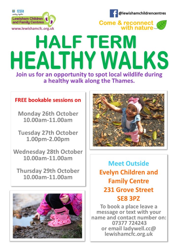 Half Term Activities - Lewisham Children & Family Centre